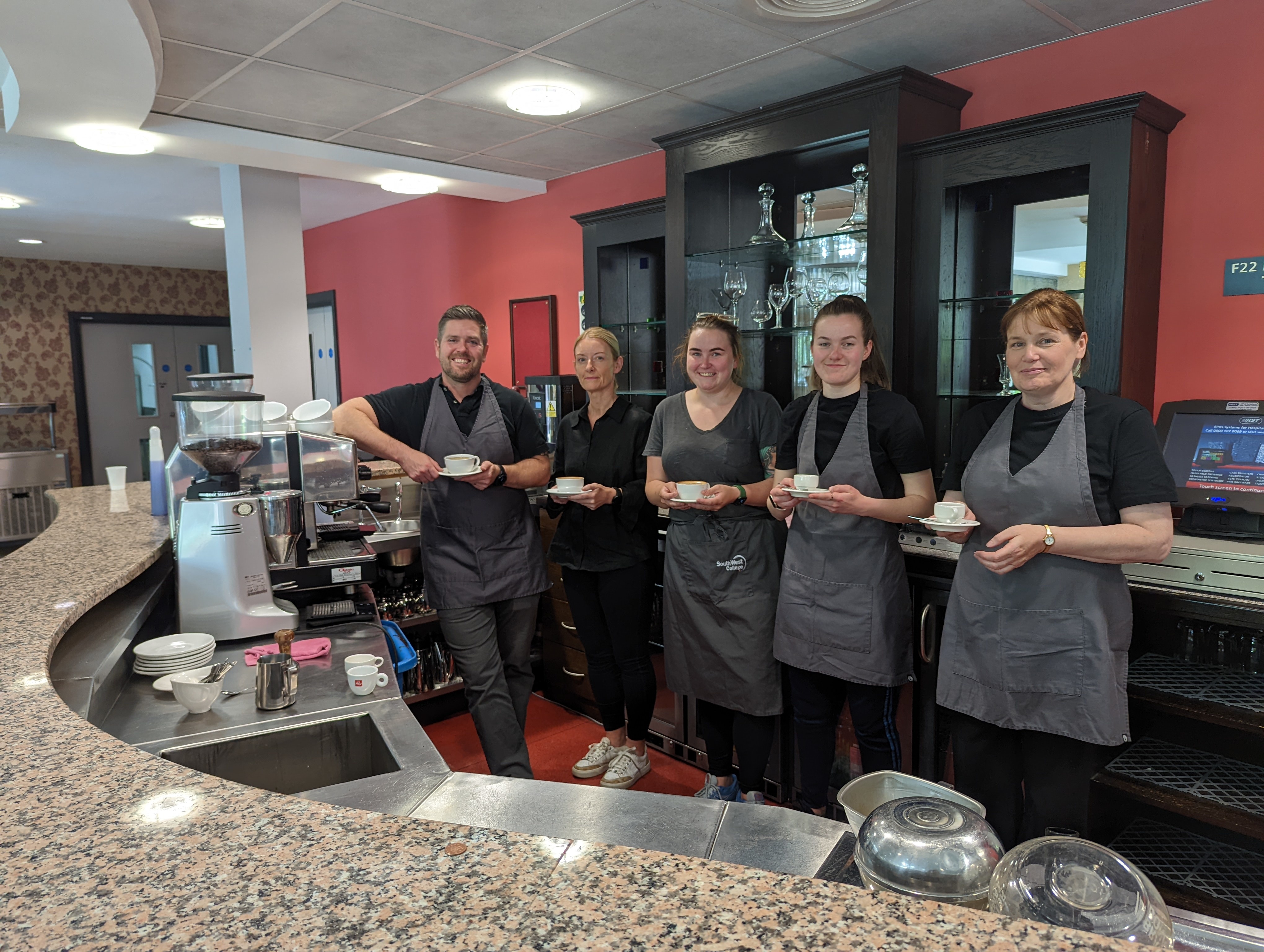 Local students complete first ever Barista course at SWC | South West ...